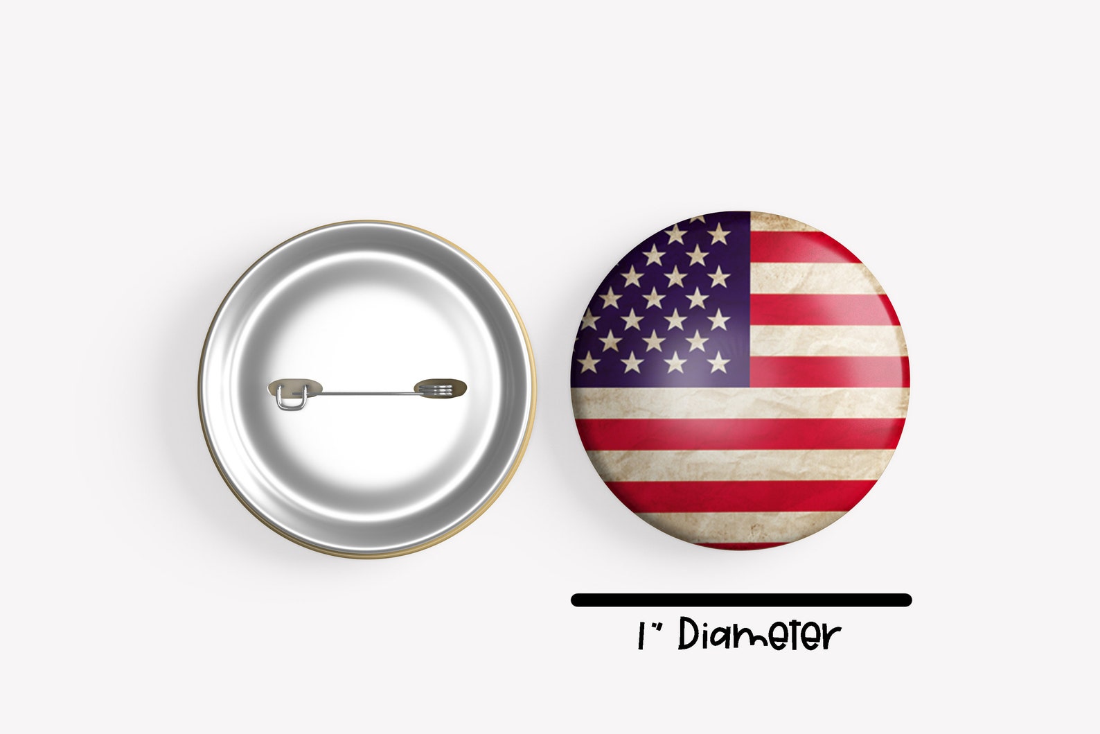 US Flag Designs Set of 20 Buttons or Magnets 1, 1.25 or 2.25 Pin ...
