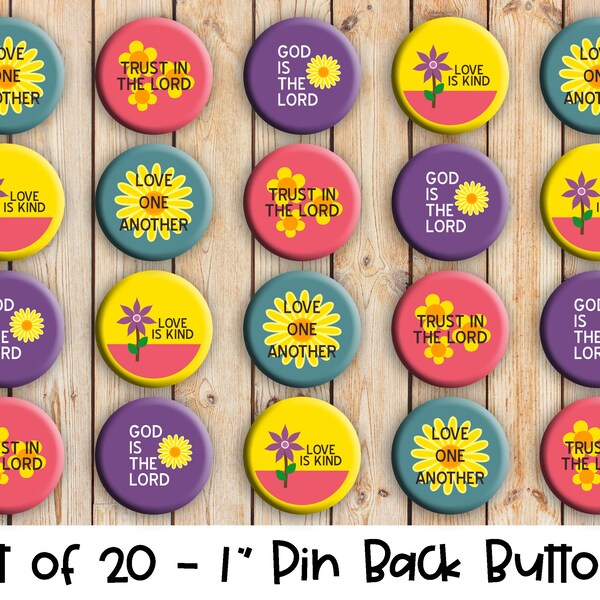 Bible Verse Badges - Etsy