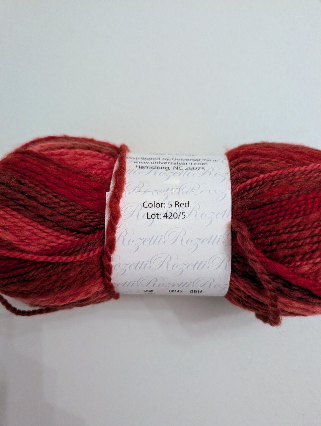 Rozetti Yarns - Wind - Red 5 - 100% Fine Merino Superwash - 100g ...