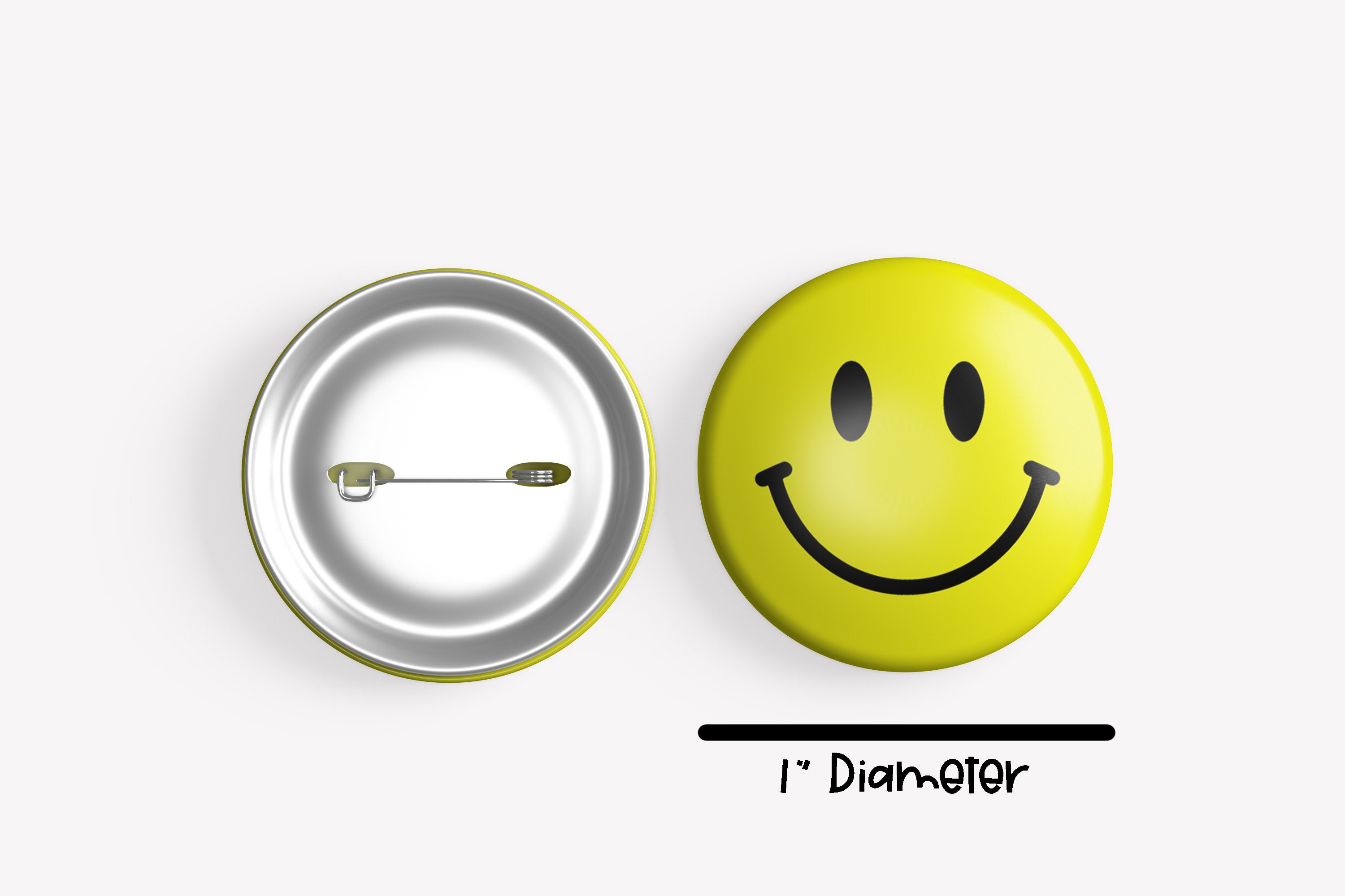 Smiley Faces Set of 20 Buttons or Magnets 1 Pin - Etsy