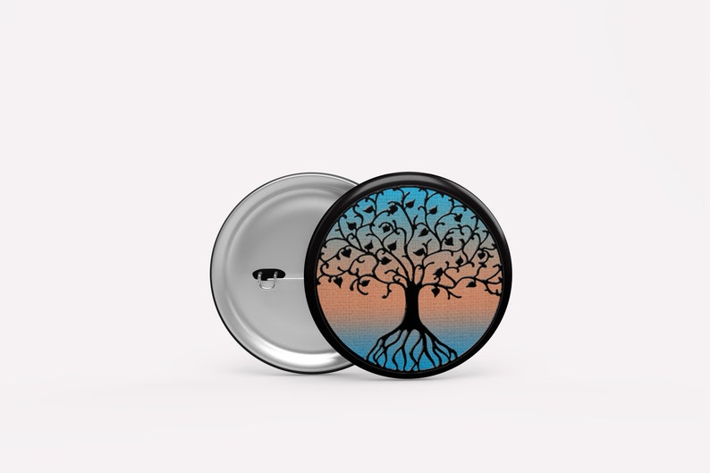 Tree of Life Designs - Set of 20 Buttons or Magnets - 1" or 1.25" Pin ...