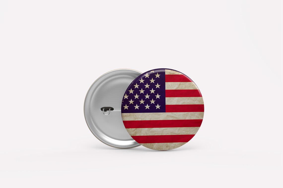 US Flag Designs - Set of 20 Buttons or Magnets - 1" or 1.25" Pin ...