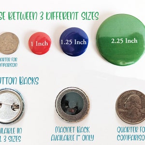 Summer Themed Pins - Set of 20 Buttons or Magnets - 1" or 1.25" Pin ...