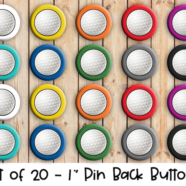 Golf Buttons - Etsy