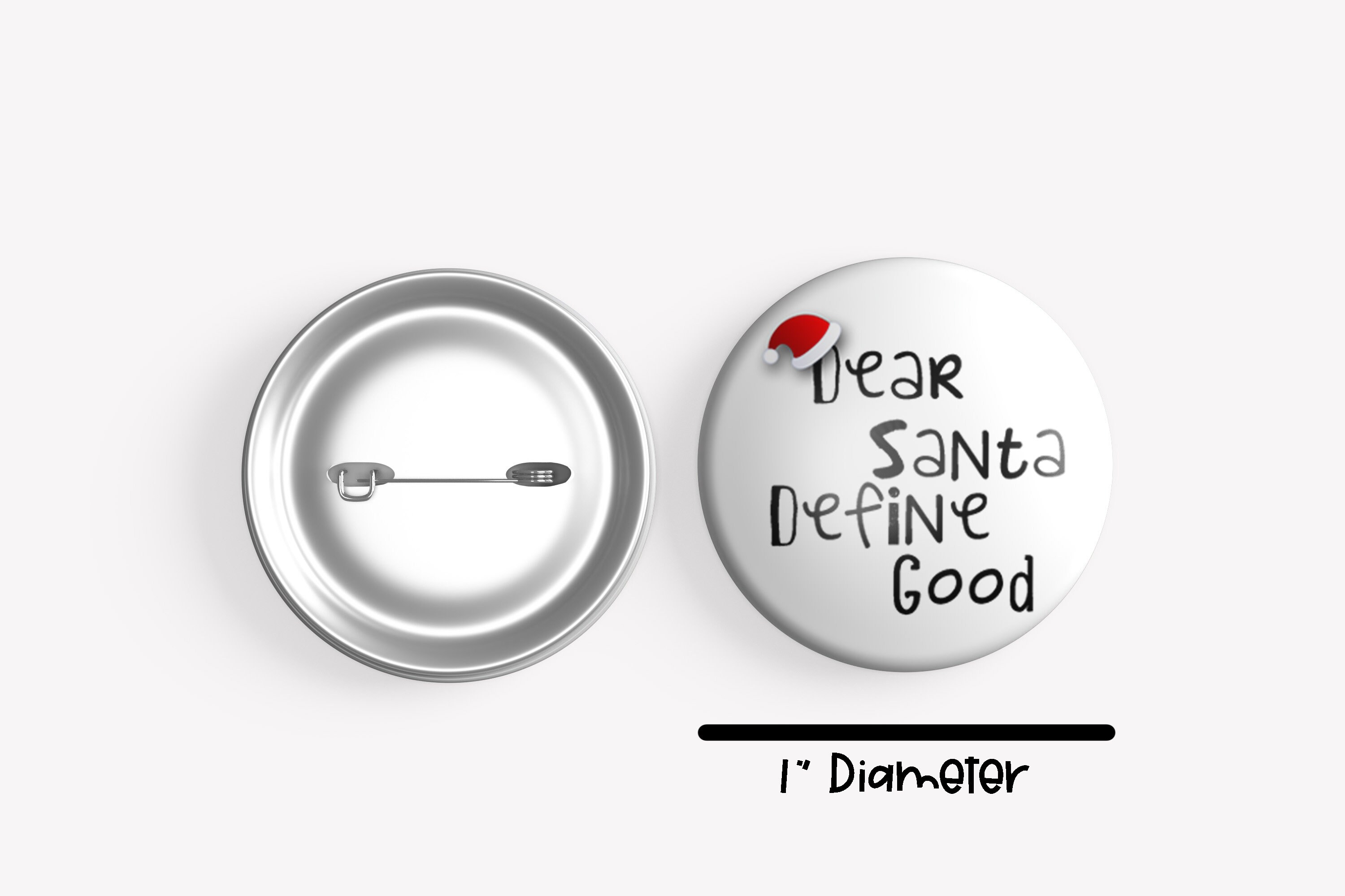 Christmas Pins Set of 20 Buttons or Magnets 1, 1.25 or 2.25 Pin Buttons ...