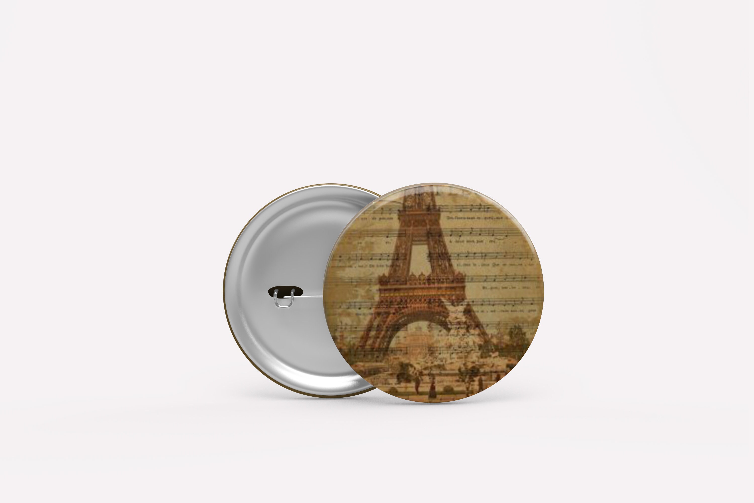 Paris Themed Pins - Set of 20 Buttons or Magnets - 1" or 1.25" Pin ...