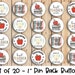 Nursing and Nurse Designs - Set of 20 Buttons or Magnets - 1", 1.25" or ...
