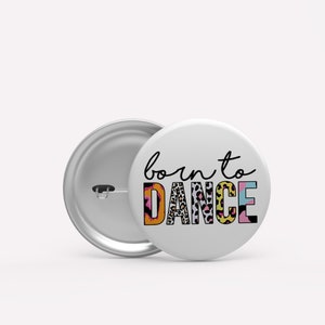 Dance Designs - Set of 20 Buttons or Magnets - 1" or 1.25" Pin Buttons ...