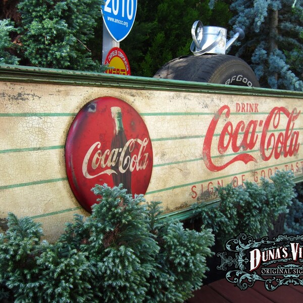 Wooden Coca Cola Sign - Etsy