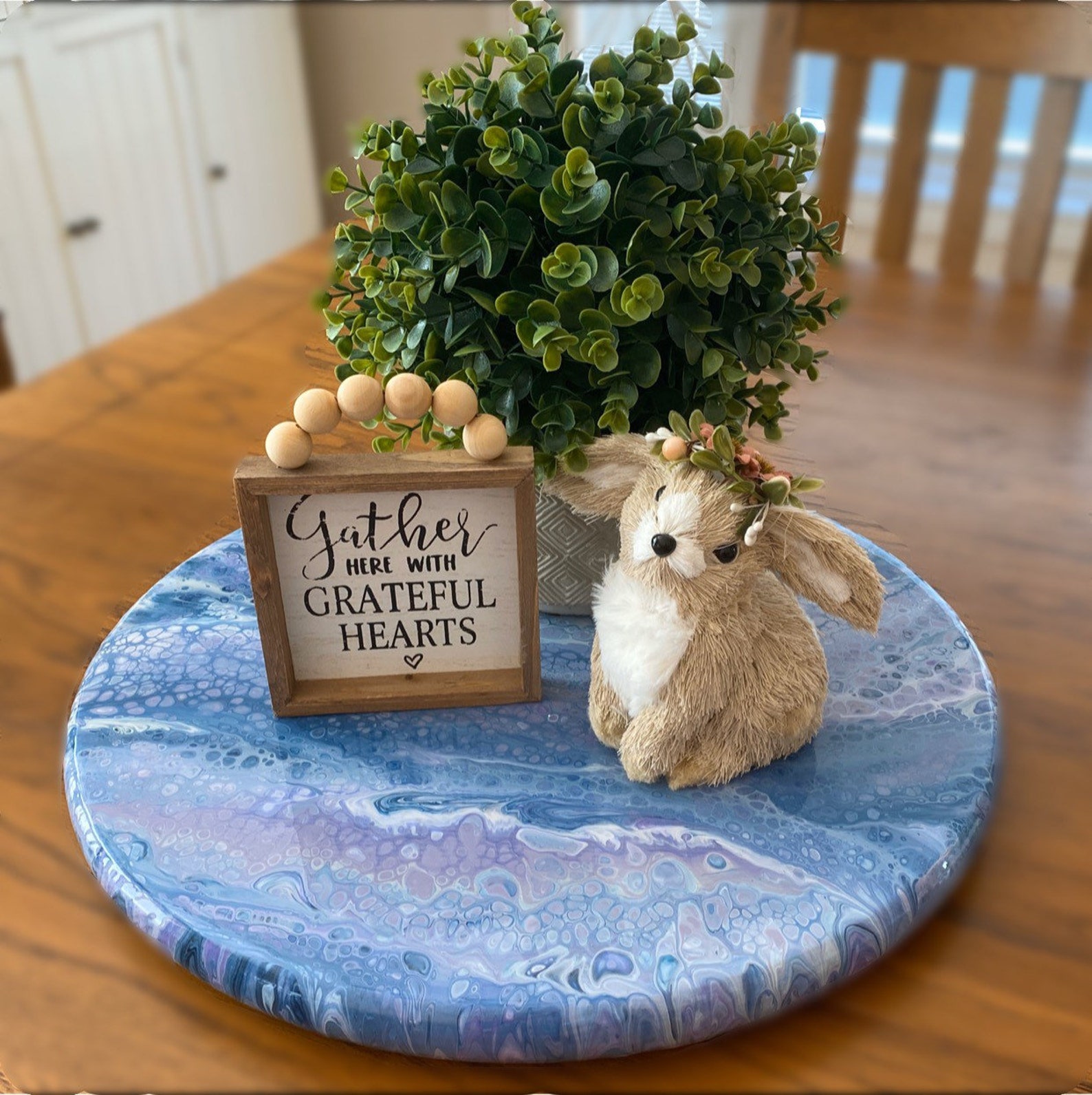 18 Lazy Susan Turntable Acrylic Pour Kitchen Decor | Etsy