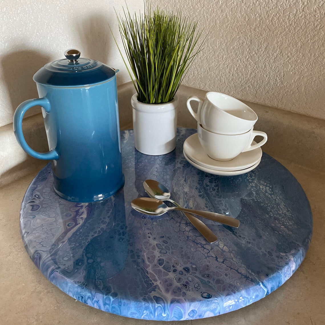 18 Lazy Susan Turntable Acrylic Pour Kitchen Decor - Etsy