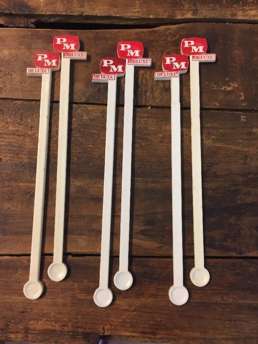 Swizzle Stick PM Deluxe Blended Whiskey Red White Drink Stir - Etsy