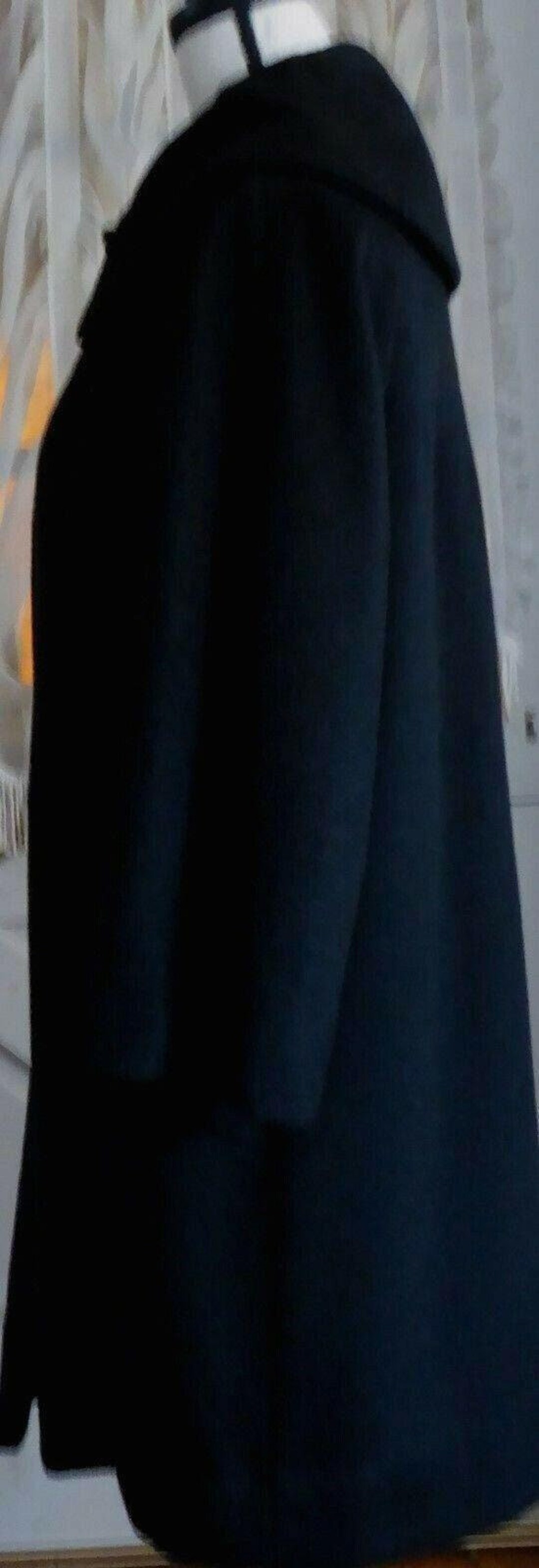 Vintage Women Coat by Forstmann Black GUC - Etsy