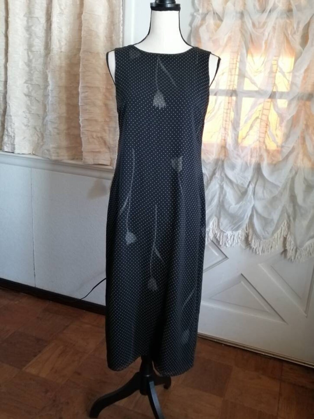 Vintage Talbots Women Long Dress Underlayer Floral Sleeveless Lined - Etsy