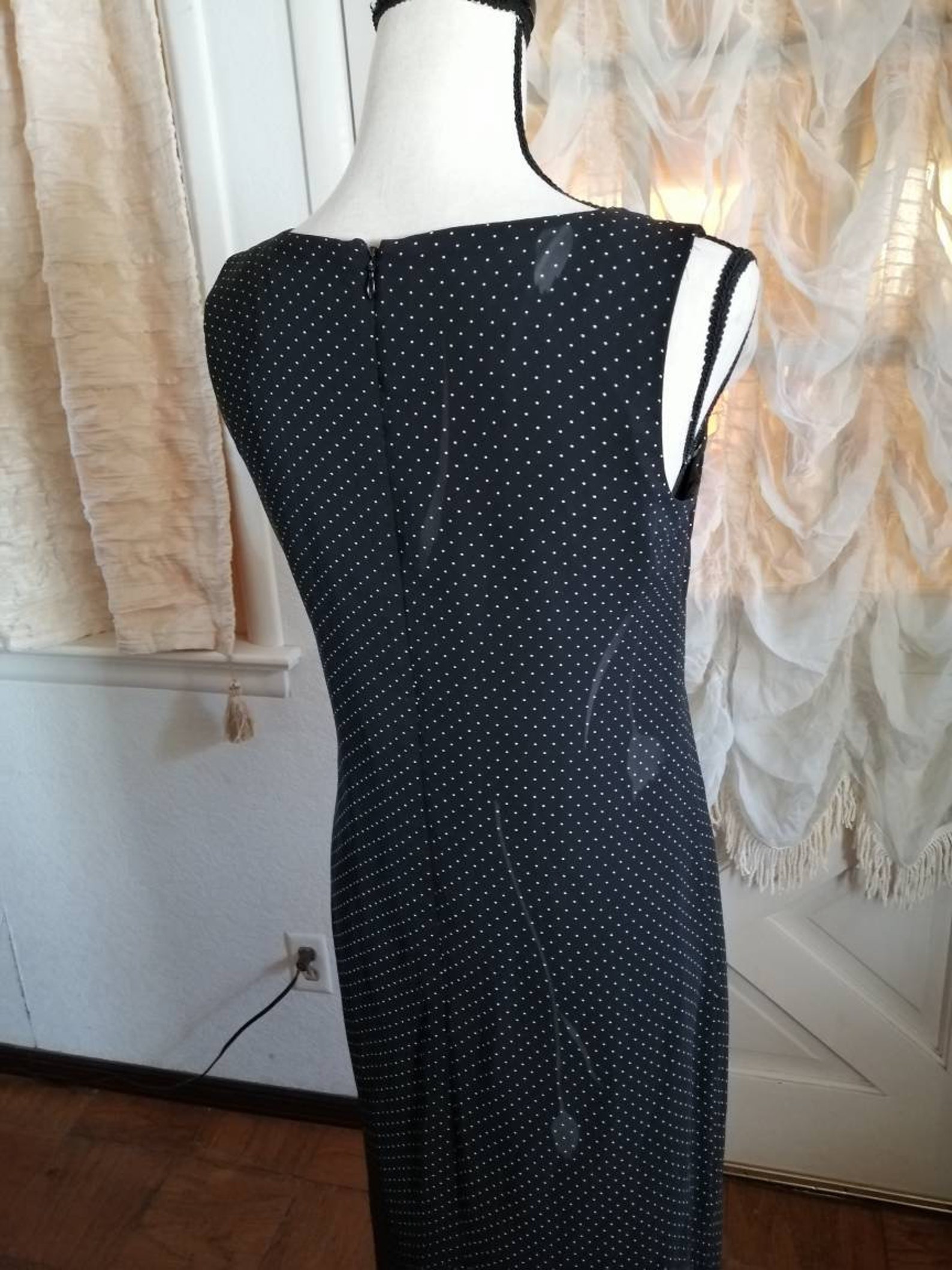 Vintage Talbots Women Long Dress Underlayer Floral Sleeveless Lined - Etsy