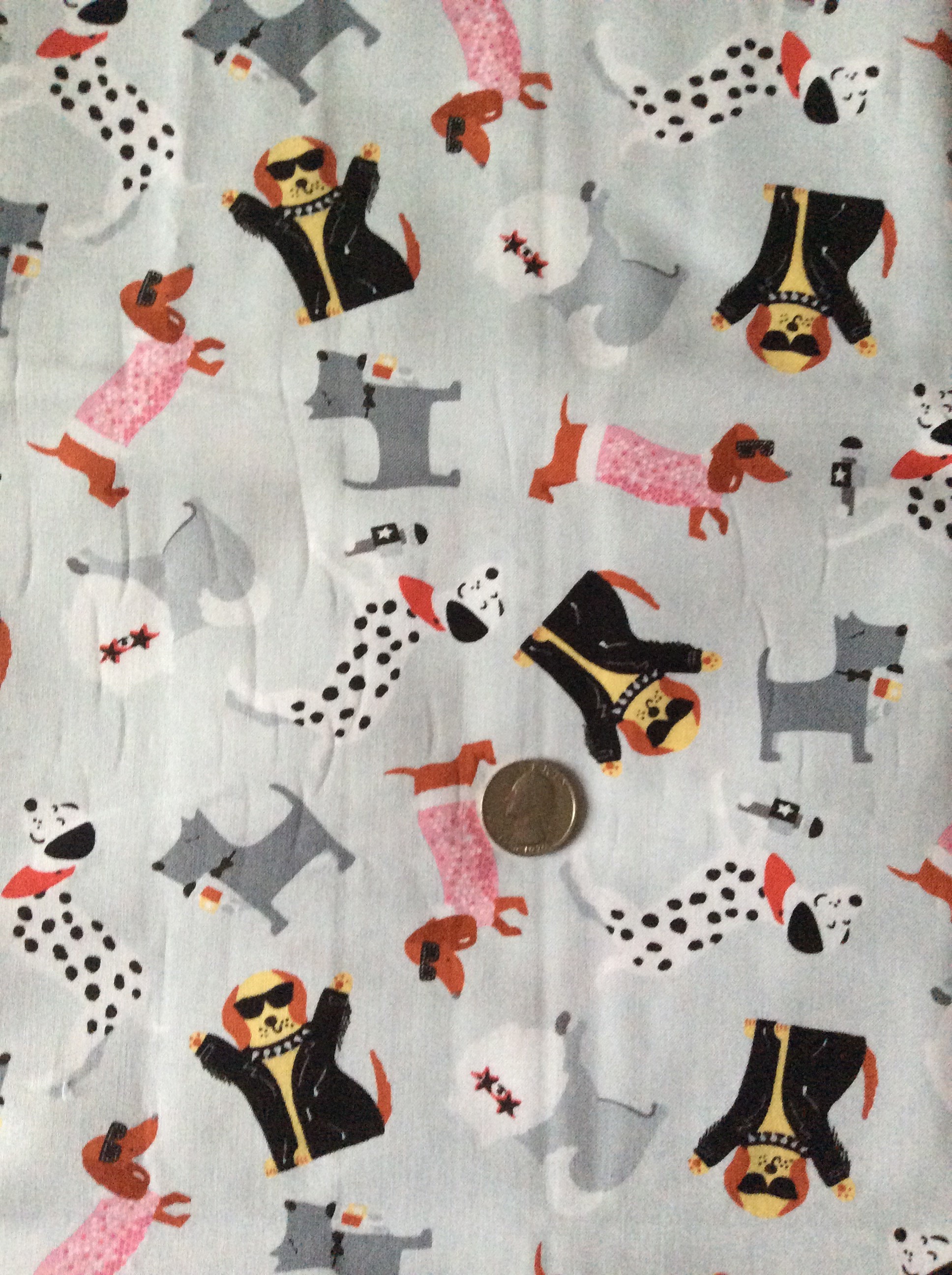 Dog Cotton Fabric, Puppy Fabric, Dachshund Cotton Fabric - Etsy