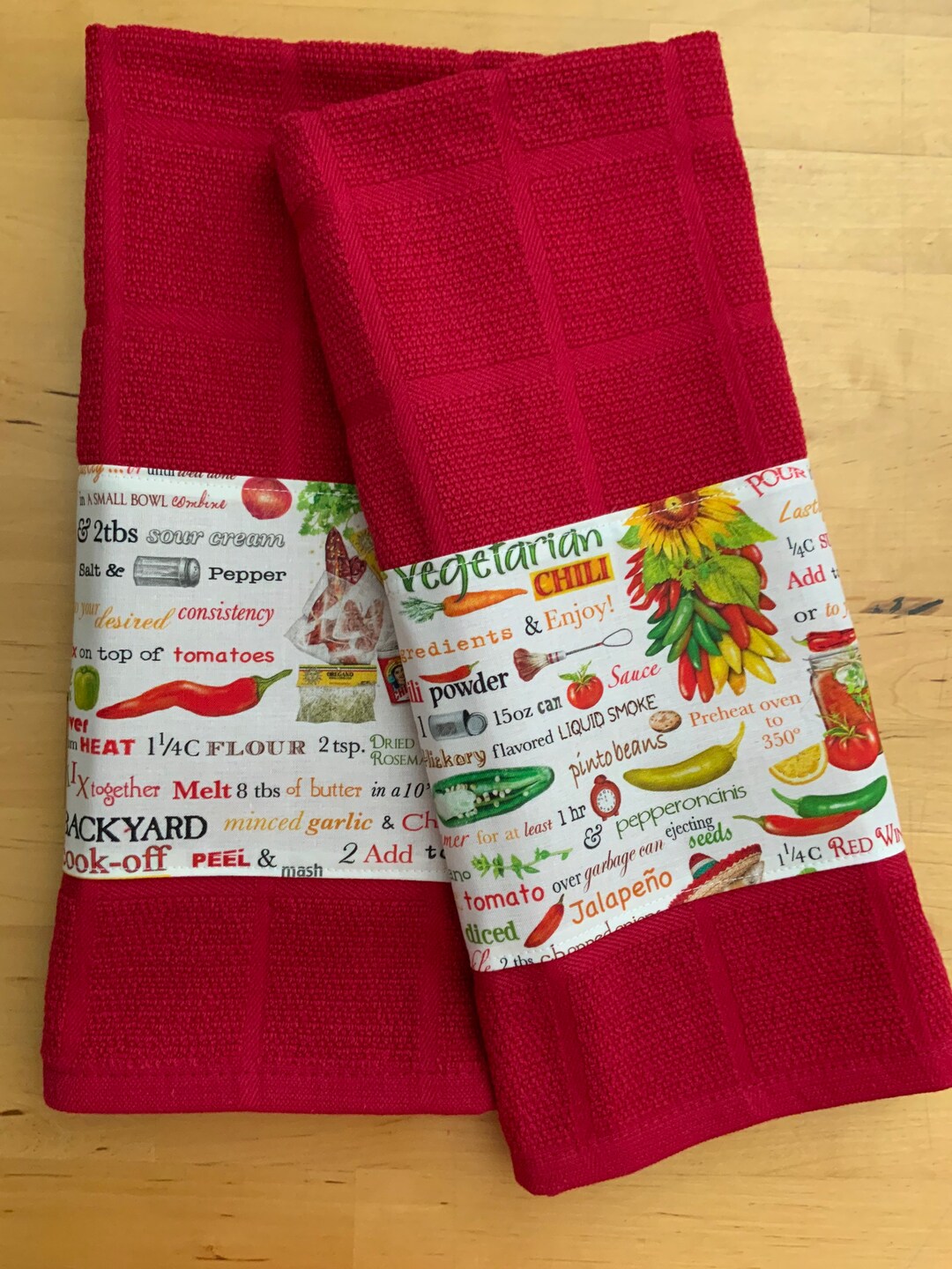 Chili Pepper Towels, Salsa, Chili, Pepper Themed Kitchen Towels, Hot ...