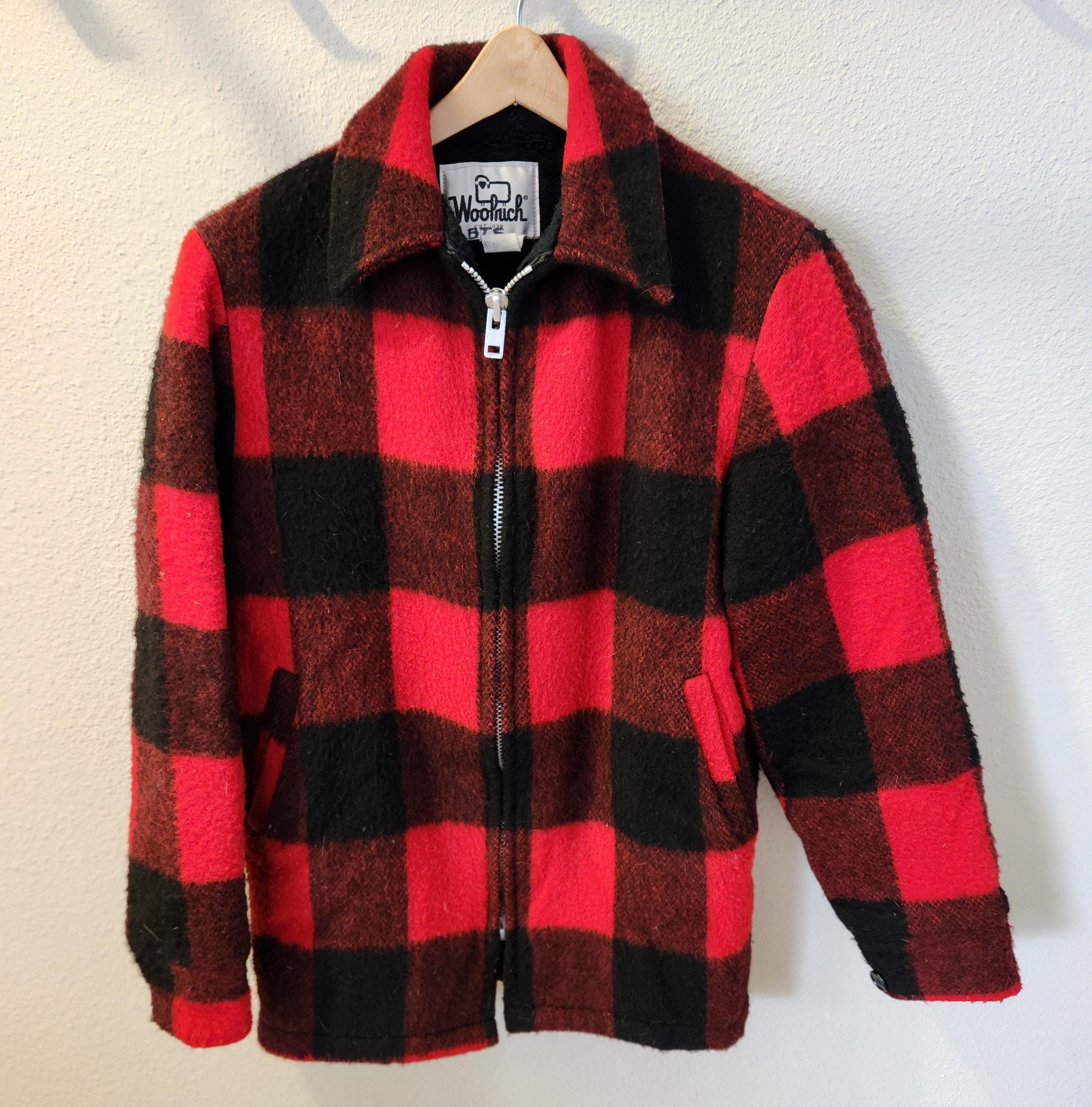 1980s Mens Woolrich Fleece Lined Jacket - Etsy
