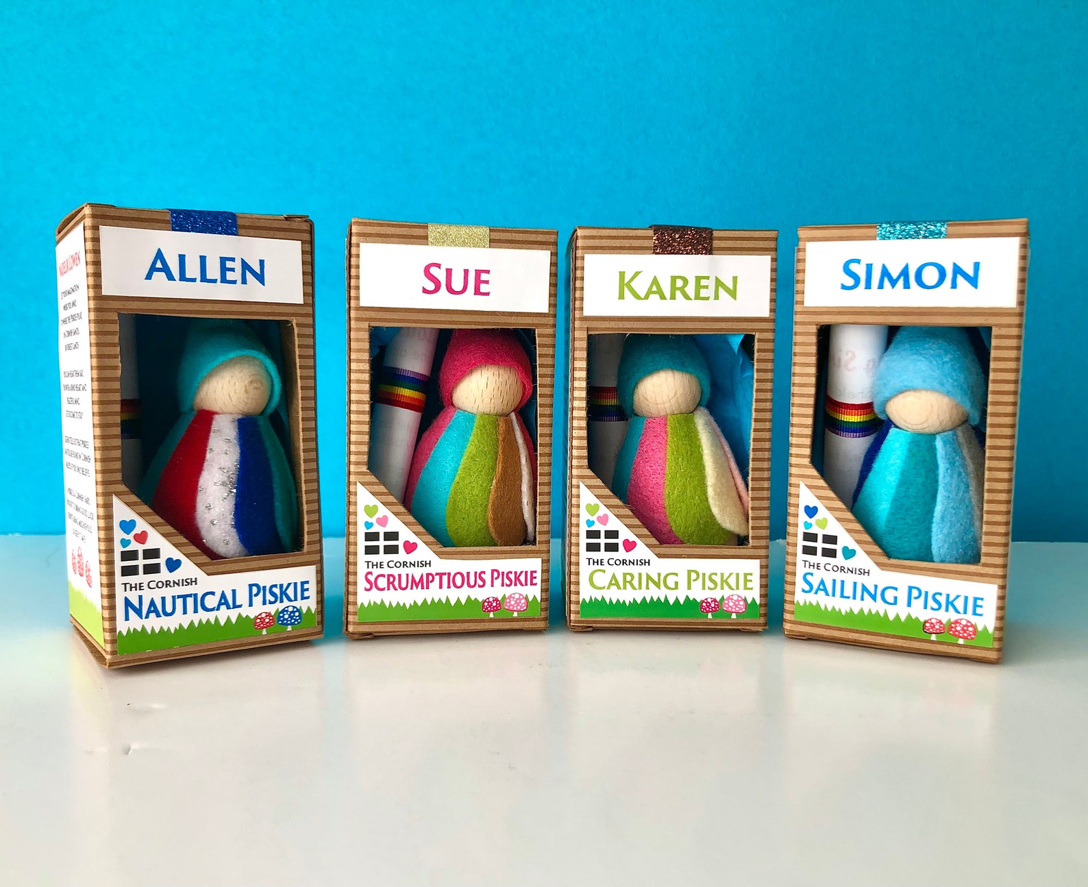 Cornish Piskie, Wooden Doll, Piskie Figurine, Cornish Pixie, Piskie ...