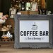 Coffee Bar Station Sign - Etsy