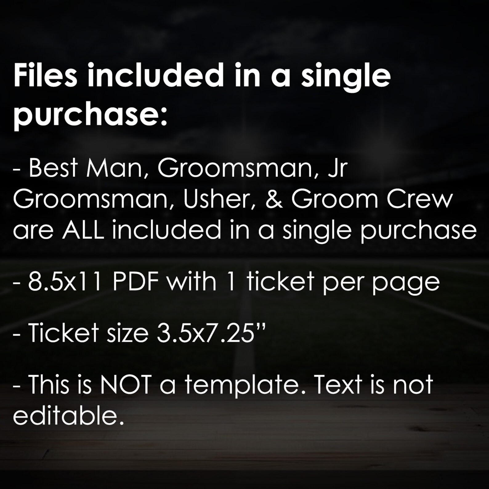 New England Patriots NFL Groomsmen Ticket Proposal - Etsy