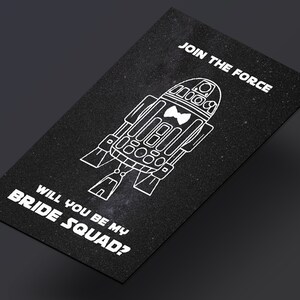 Bridesmaids Proposal Star Wars - Etsy