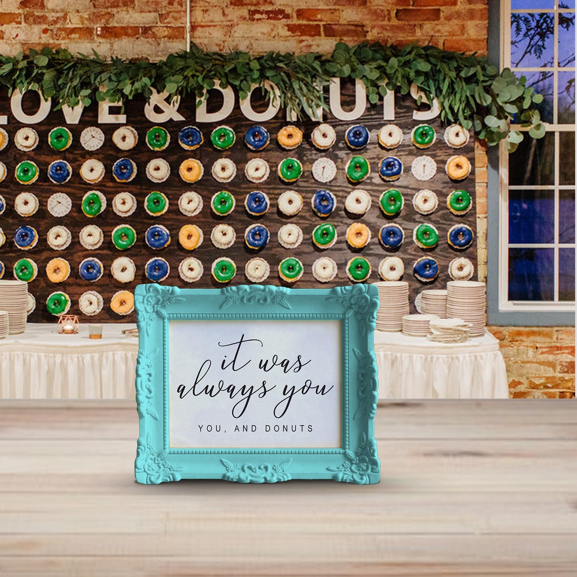 Wedding Donut Sign - Etsy