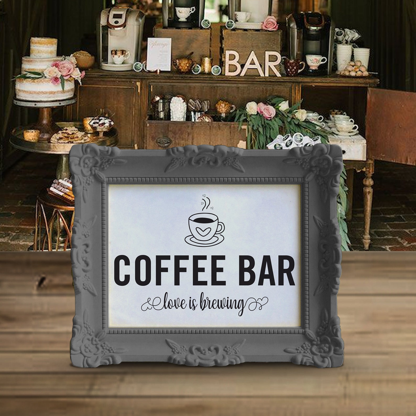 Coffee Bar Station Sign - Etsy