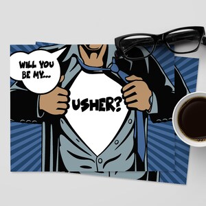 Superhero Comic Book Groomsmen Proposal - Etsy