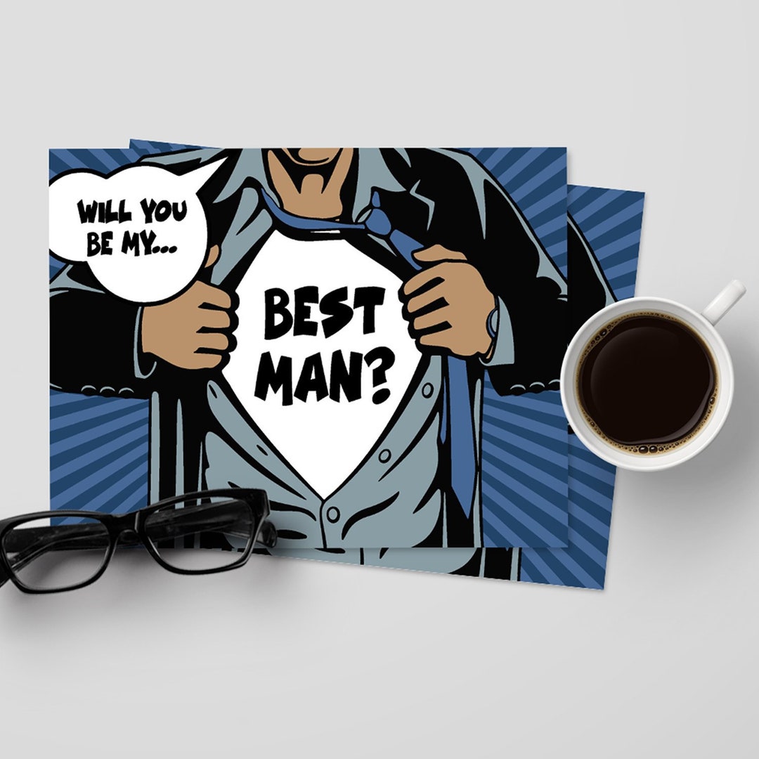 Superhero Comic Book Groomsmen Proposal - Etsy