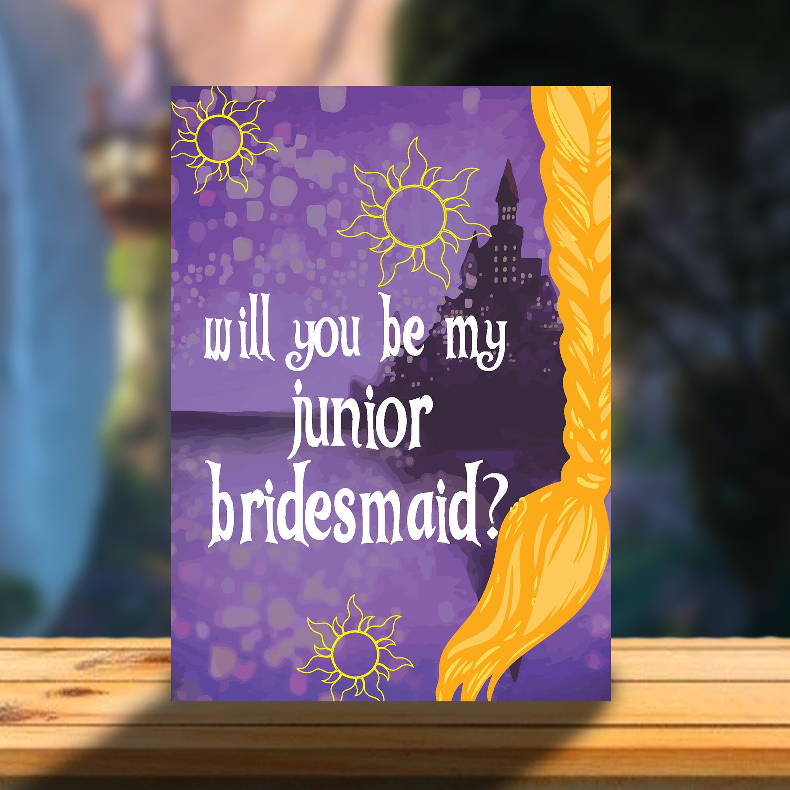 Tangled Rapunzel Bridesmaid Proposal | Etsy