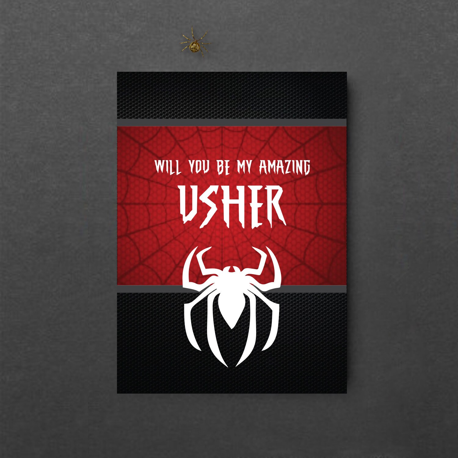 Marvel Spiderman Groomsmen Proposal - Etsy