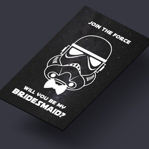 Bridesmaids Proposal Star Wars - Etsy