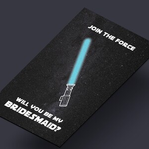 Bridesmaids Proposal Star Wars - Etsy