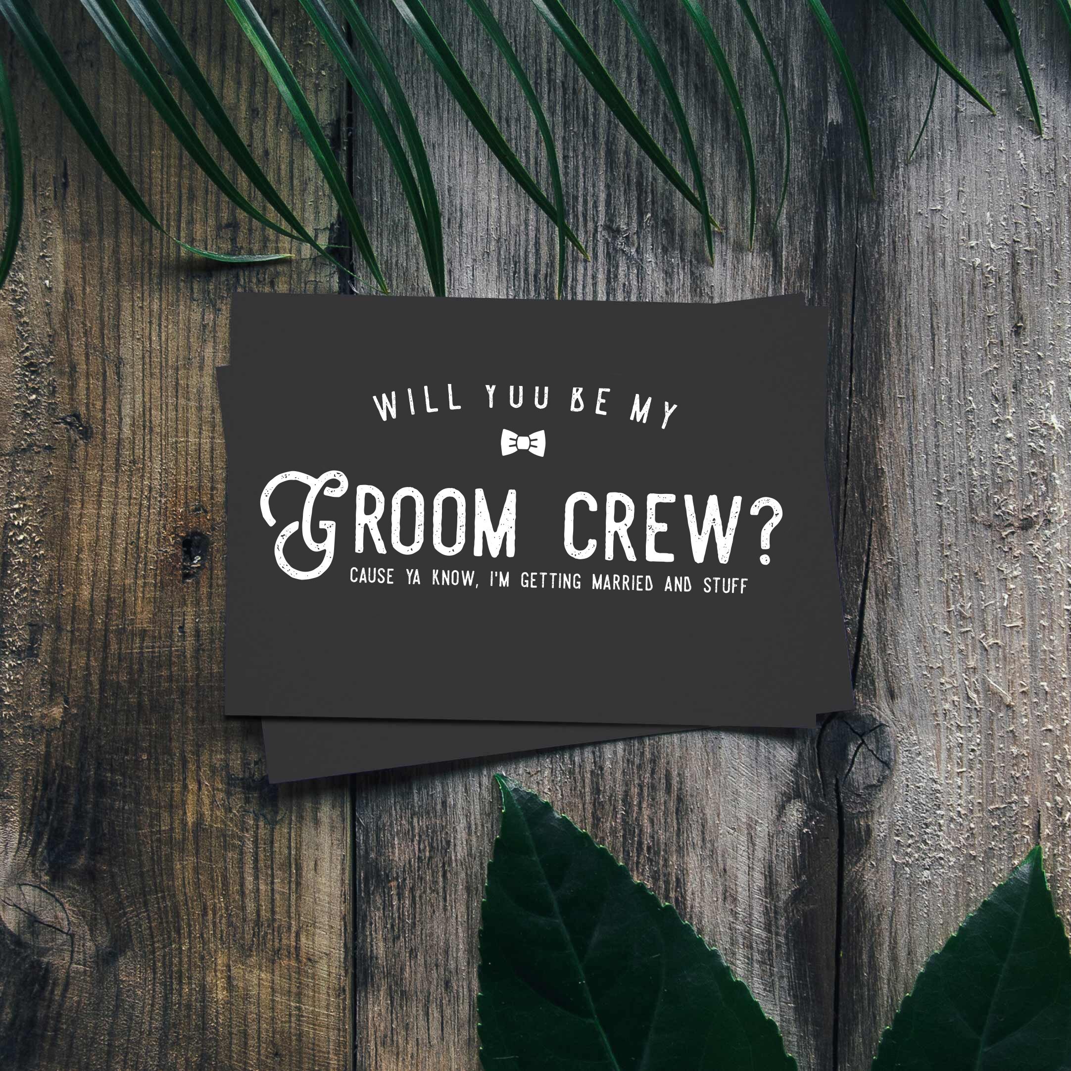 Groomsman Proposal Cards | Etsy