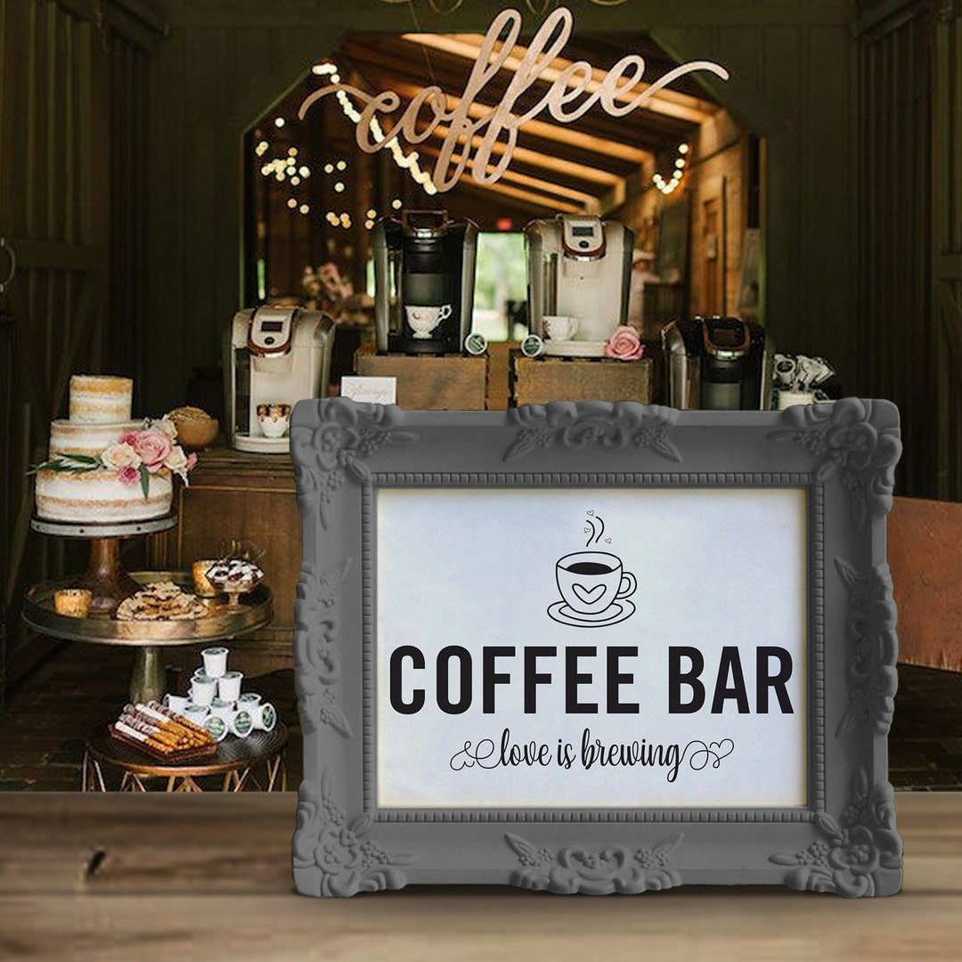 Coffee Bar Station Sign - Etsy