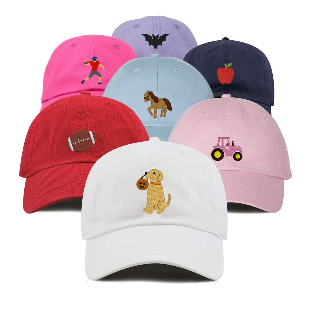 Fall Embroidered Baseball Hat for Baby, Toddler and Kids, Monogrammed ...