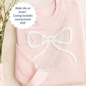 Chenille Yarn Sweatshirt Pattern - Etsy