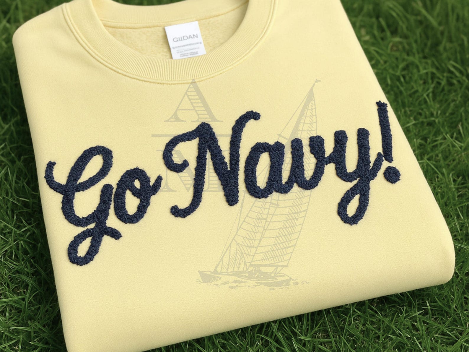 Chenille Yarn Script Embroidery Font | Heritage by Annapolis Monograms ...