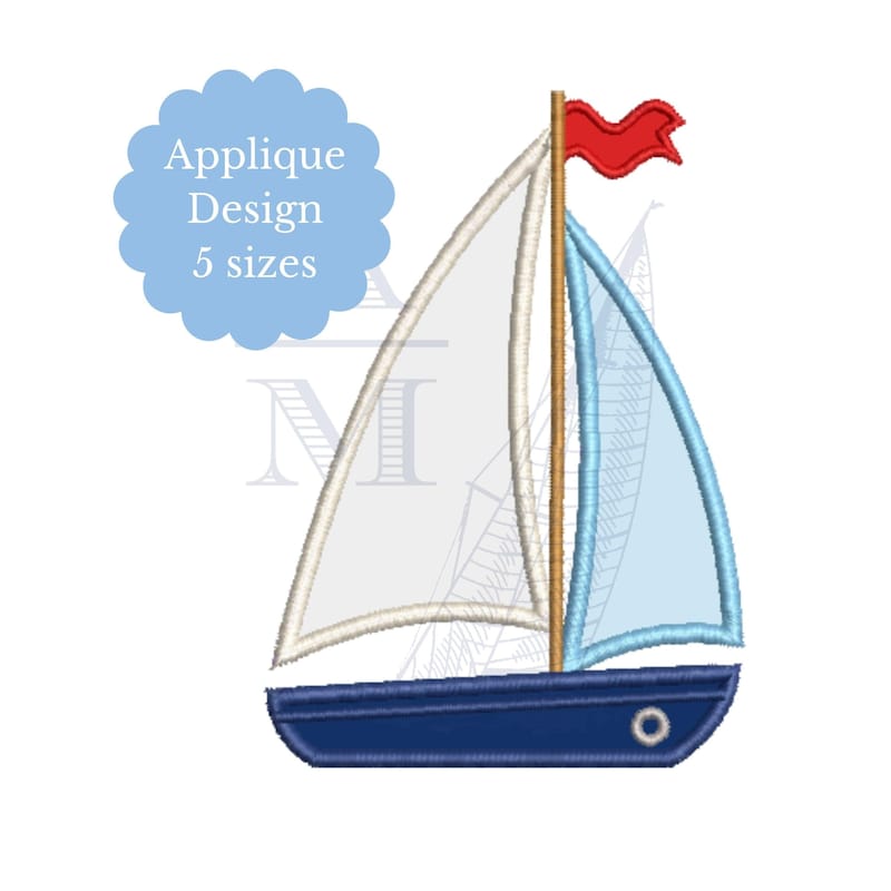 Nautical Applique - Etsy