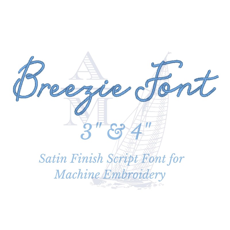 Cursive Embroidery Font - Etsy