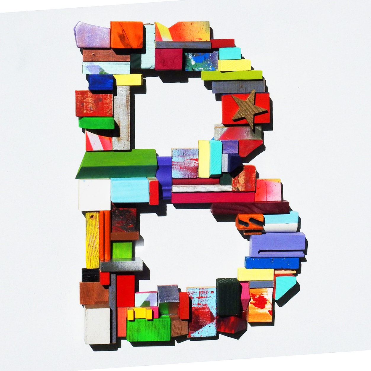 The Letter B Big Block Letters Christmas Gift Etsy The Letter B Big Block Letters Christmas Gift Etsy
