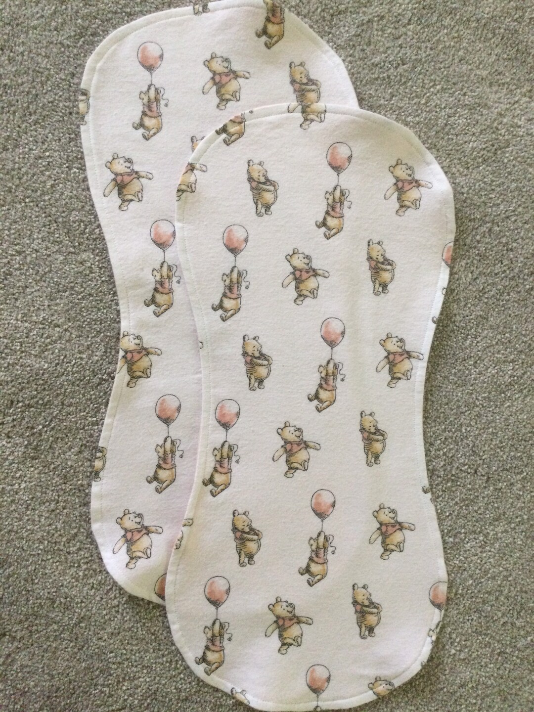 Set of Winnie the Pooh Burp Cloths, Disney Burp Cloths, Unisex Burp ...