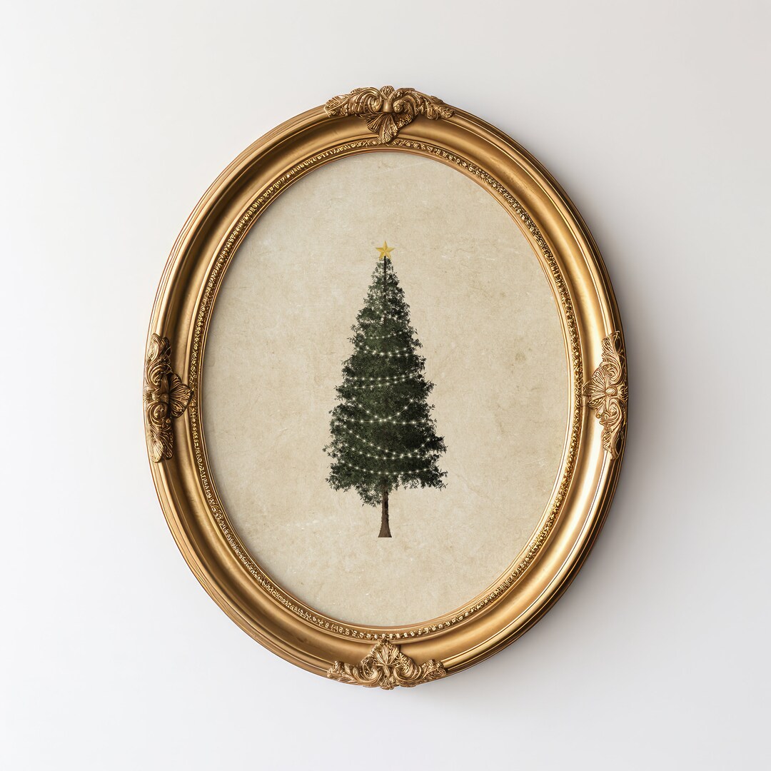 Christmas Tree Print | Christmas Decor | Holiday Decor | Holiday Art ...