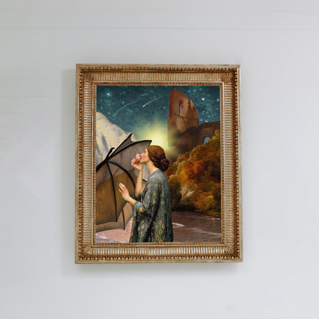 ACOTAR Inspired Collage Print | Velaris | Night Court | Bookish Art ...