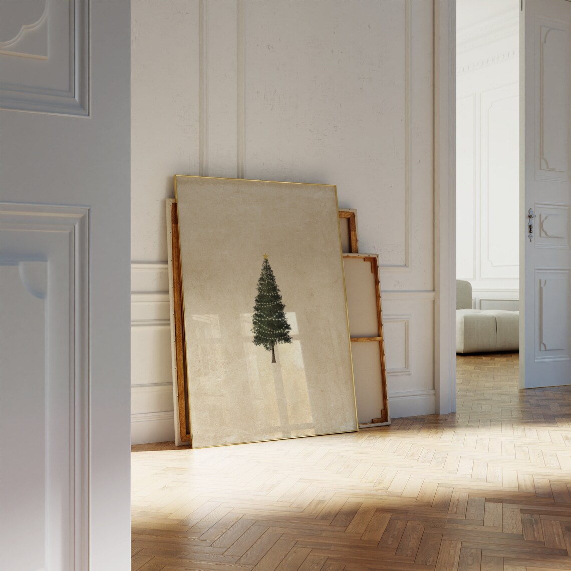 Christmas Tree Print | Christmas Decor | Holiday Decor | Holiday Art ...