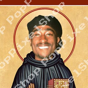 St. Tupac Shakur Prayer Celebrity Devotional Candle 8 - Etsy