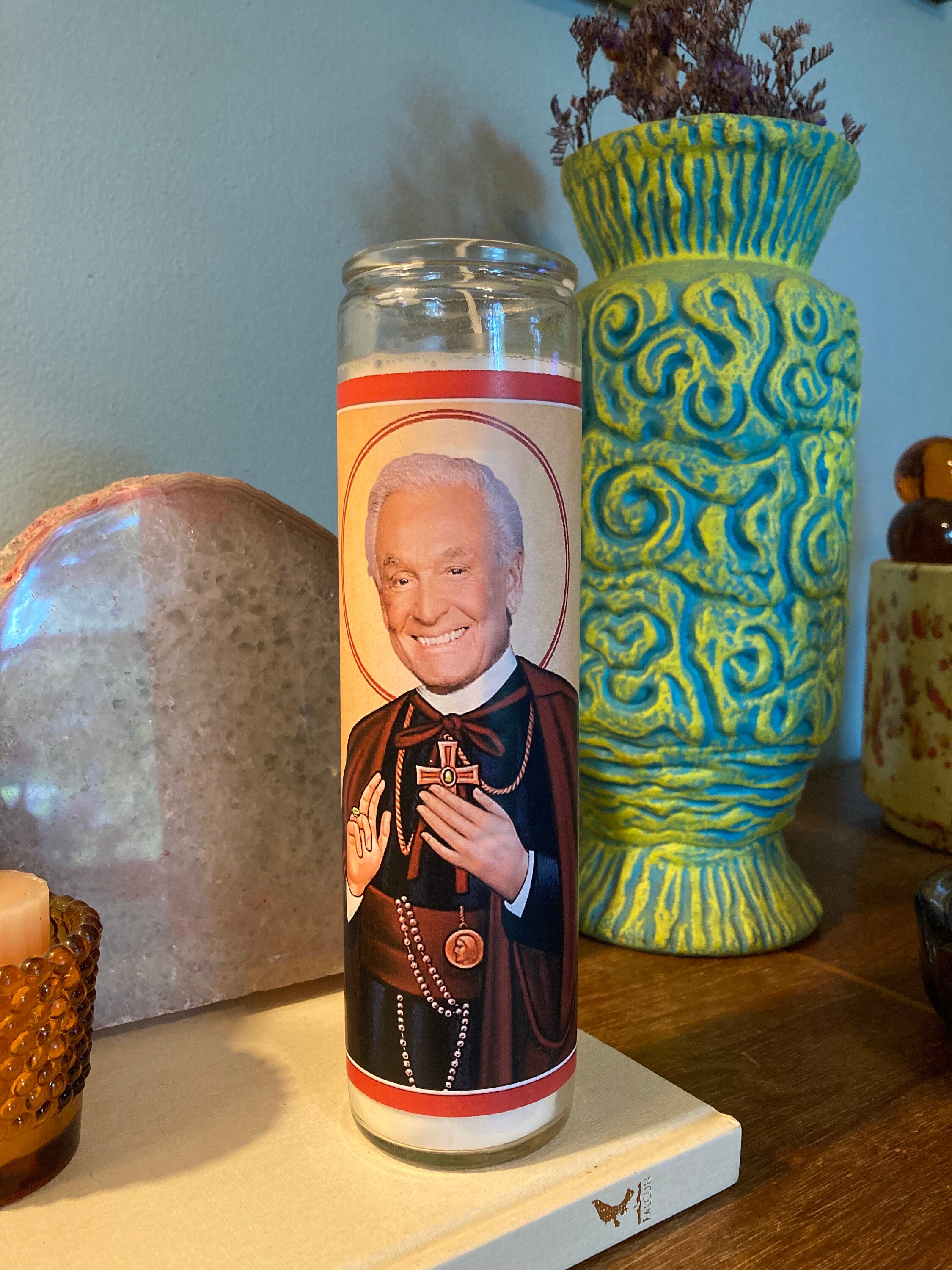 St. Bob Barker Prayer Celebrity Devotional Candle 8 - Etsy