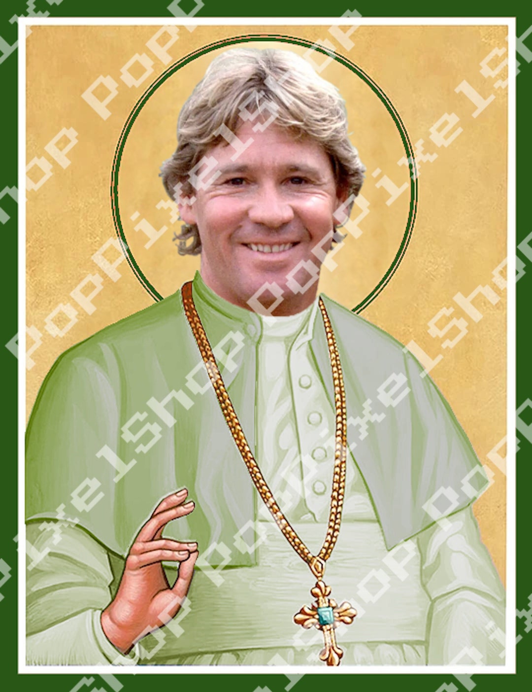 St. Steve Irwin Prayer Celebrity Devotional Candle 8" Parody - Etsy