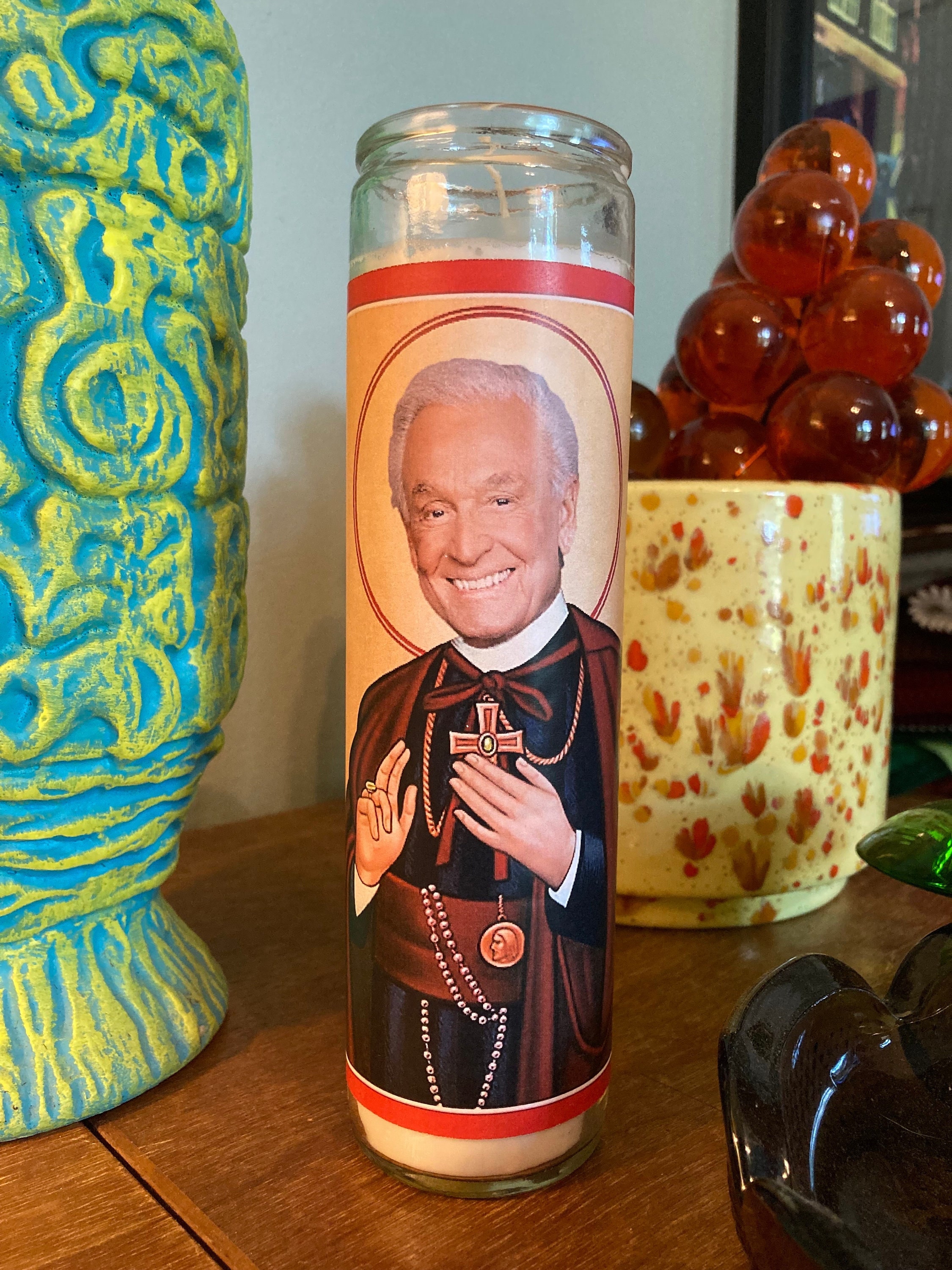 St. Bob Barker Prayer Celebrity Devotional Candle 8 - Etsy